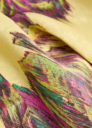 ALEMAIS Alémais Floral Jacquard Midi Dress - Multicoloured