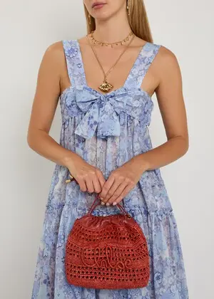 Chloé Floral-print Tiered Cotton Midi Dress