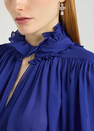 VIVIENNE WESTWOOD Olympia Pavé Drop Earrings