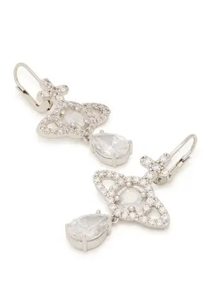 VIVIENNE WESTWOOD Olympia Pavé Drop Earrings