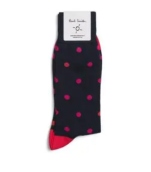 Paul Smith Polka Dot Socks - Navy