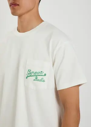 BODE Geneva Beaded Cotton T-shirt