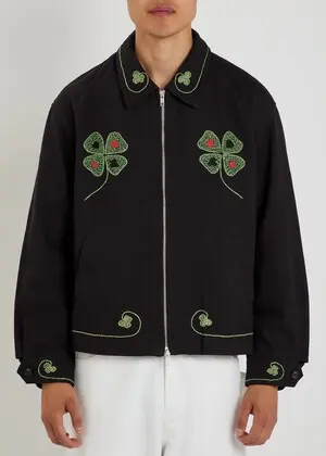 BODE Lucky Draw Embroidered Twill Jacket