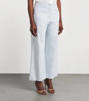 Veronica Beard Cassidee Wide-leg Trousers