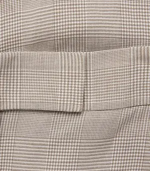Veronica Beard Plaid Broderick Trousers