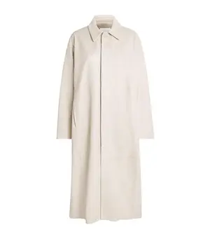 LAUREN MANOOGIAN Nappa Leather Car Coat - Beige