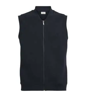 Harrods Cotton Jersey Logo Gilet