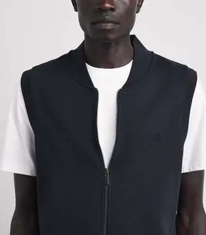 Harrods Cotton Jersey Logo Gilet