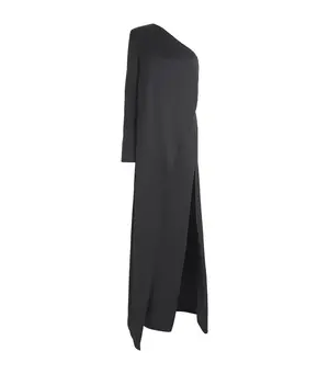 Camilla And Marc Virgin Wool One-shoulder Maxi Dress
