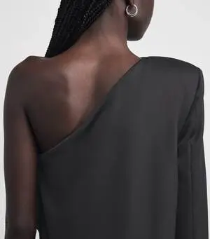 Camilla And Marc Virgin Wool One-shoulder Maxi Dress