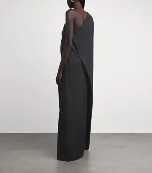 Camilla And Marc Virgin Wool One-shoulder Maxi Dress