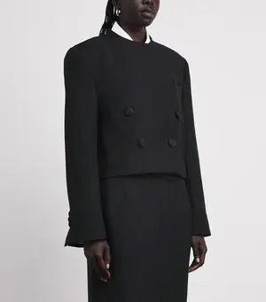 Camilla And Marc Double-breasted Cropped Blazer