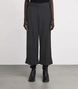 Camilla And Marc Wool Cropped Caius Manstyle Trousers