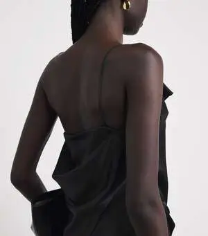 Camilla And Marc Silk Asymmetrical Maxi Dress