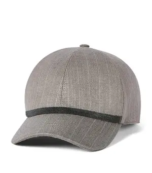 Brunello Cucinelli Wool-blend Cap - Grey