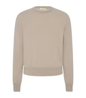 THE ROW Benji Cashmere Sweater - Beige