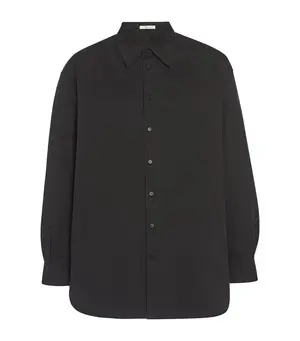 THE ROW Lukre Oversized Shirt - Black