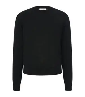 THE ROW Benji Cashmere Sweater - Black
