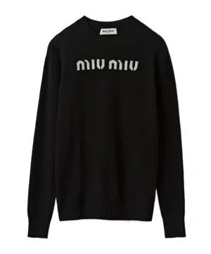 Miu Miu Wool And Cashmere Sweater - Black