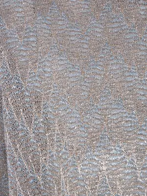 D.exterior Patterned Short-sleeve Knitted Sweater