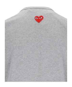 Play Comme Des Garcon Comme Des Garçons Play Logo Patch Crewneck T-shirt
