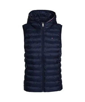 Tommy Hilfiger Hooded Padded Gilet - Desert Sky