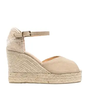 CastaÑer Round-toe High-heeled Sandals - Nude