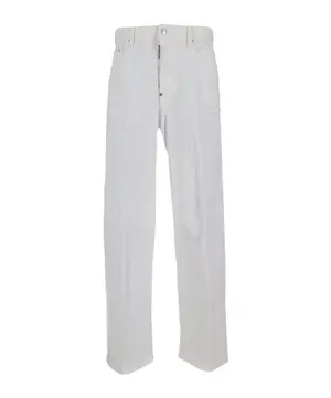 Dsquared2 Straight Leg Loose Fit Jeans