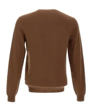 SUN 68 Logo Crew Neck Knitted Sweater