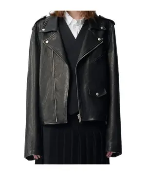ANN DEMEULEMEESTER Arvid Perfecto Biker Jacket - Black