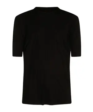 THOM KROM Longline Half-sleeve T-shirt - Black