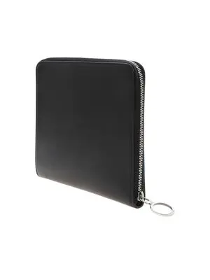 Off-White Quote Printed Zip-up Wallet