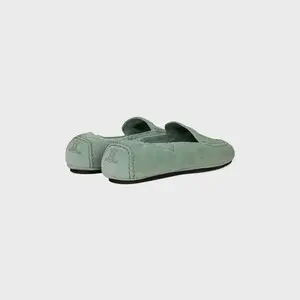 Celine Adam Loafer In Suede Calfskin