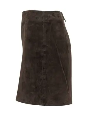ROTATE BY BIRGER CHRISTENSEN Zip-back Mini Skirt - Black
