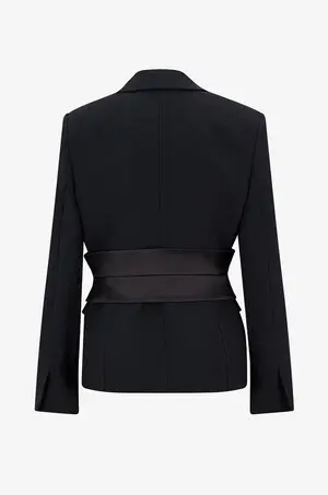 Ermanno Scervino Belted Lapel Blazer
