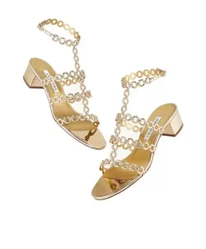 AQUAZZURA Infinity Chain Sandals