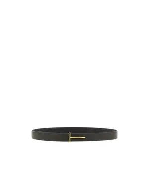 TOM FORD Logo Belt - Black