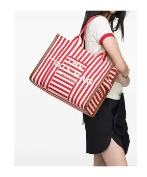 Marc Jacobs Striped Tote Bag