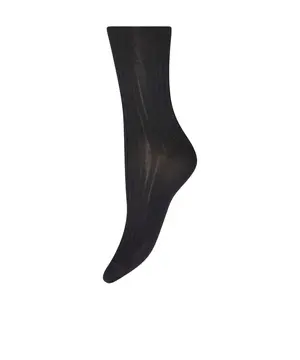Wolford Luxury Cotton Rib Socks