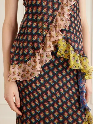 Etro One-shoulder Ruffled Shirt