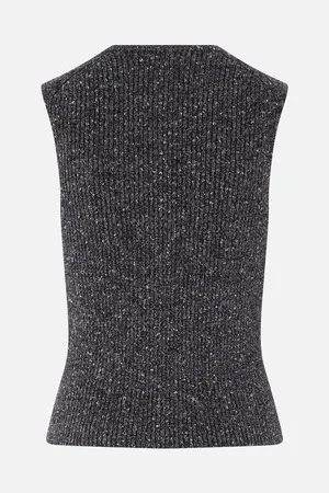 J.W.ANDERSON Ribbed-knit Zip-up Vest