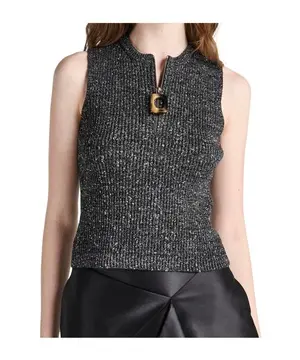 J.W.ANDERSON Ribbed-knit Zip-up Vest