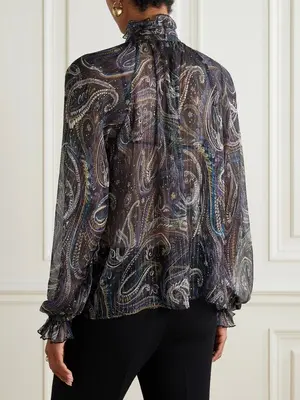 Etro Bow Print Shirt