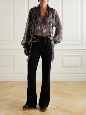 Etro Bow Print Shirt