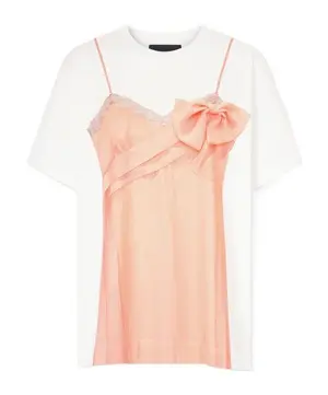 Simone Rocha Printed Crew Neck T-shirt - White