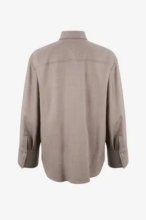 Brunello Cucinelli Monili Trim Button-fastening Shirt