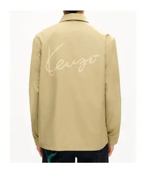 Kenzo Signature' Light Coach Jacket In Cotton Nylon