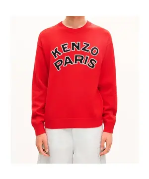 Kenzo Emblem' Jumper In Wool Cotton