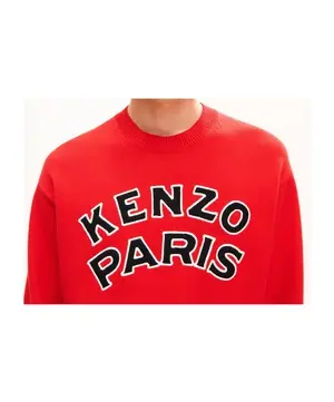 Kenzo Emblem' Jumper In Wool Cotton