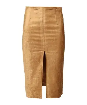 FORTE_FORTE Stretch Velvet Pencil Skirt
